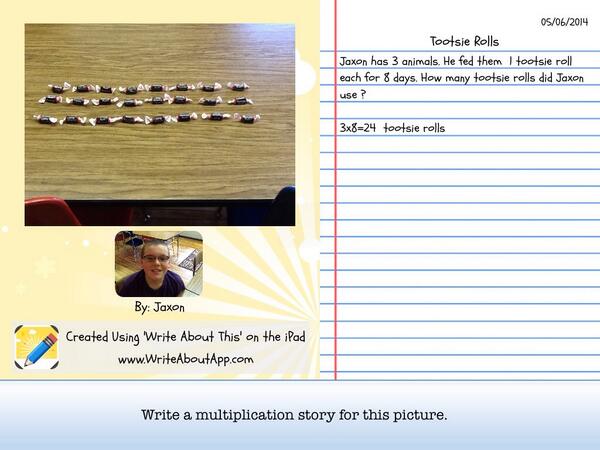Creating Math Stories | Write About This