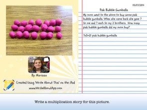 Creating Math Stories | Write About This