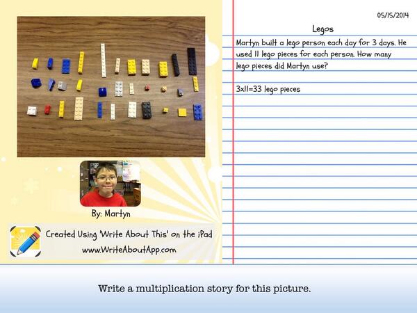 Creating Math Stories | Write About This